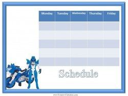 Weekly Planner for Boys