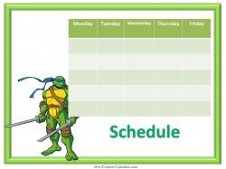 Weekly Planner for Boys