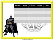 Weekly Planner for Boys