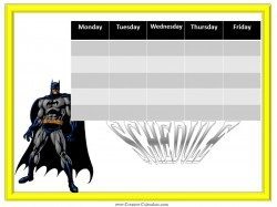 Weekly Planner for Boys