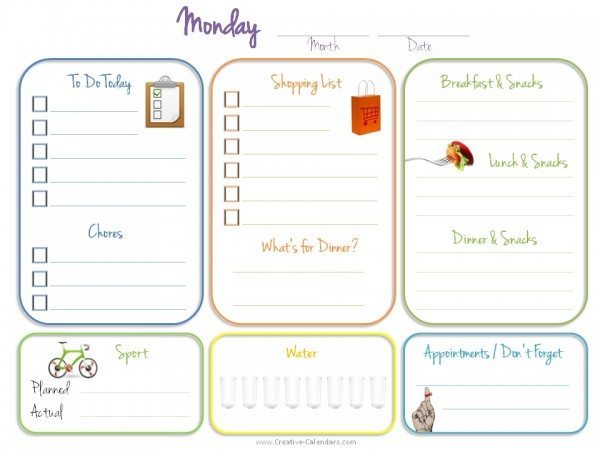Daily Planner Template