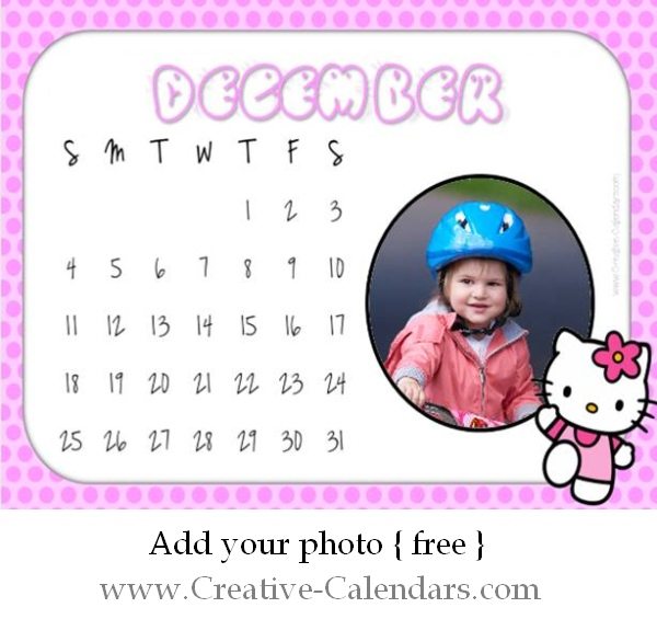 Hello Kitty Photo Calendars
