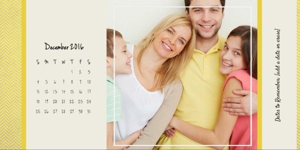 Rectangular Photo Calendars